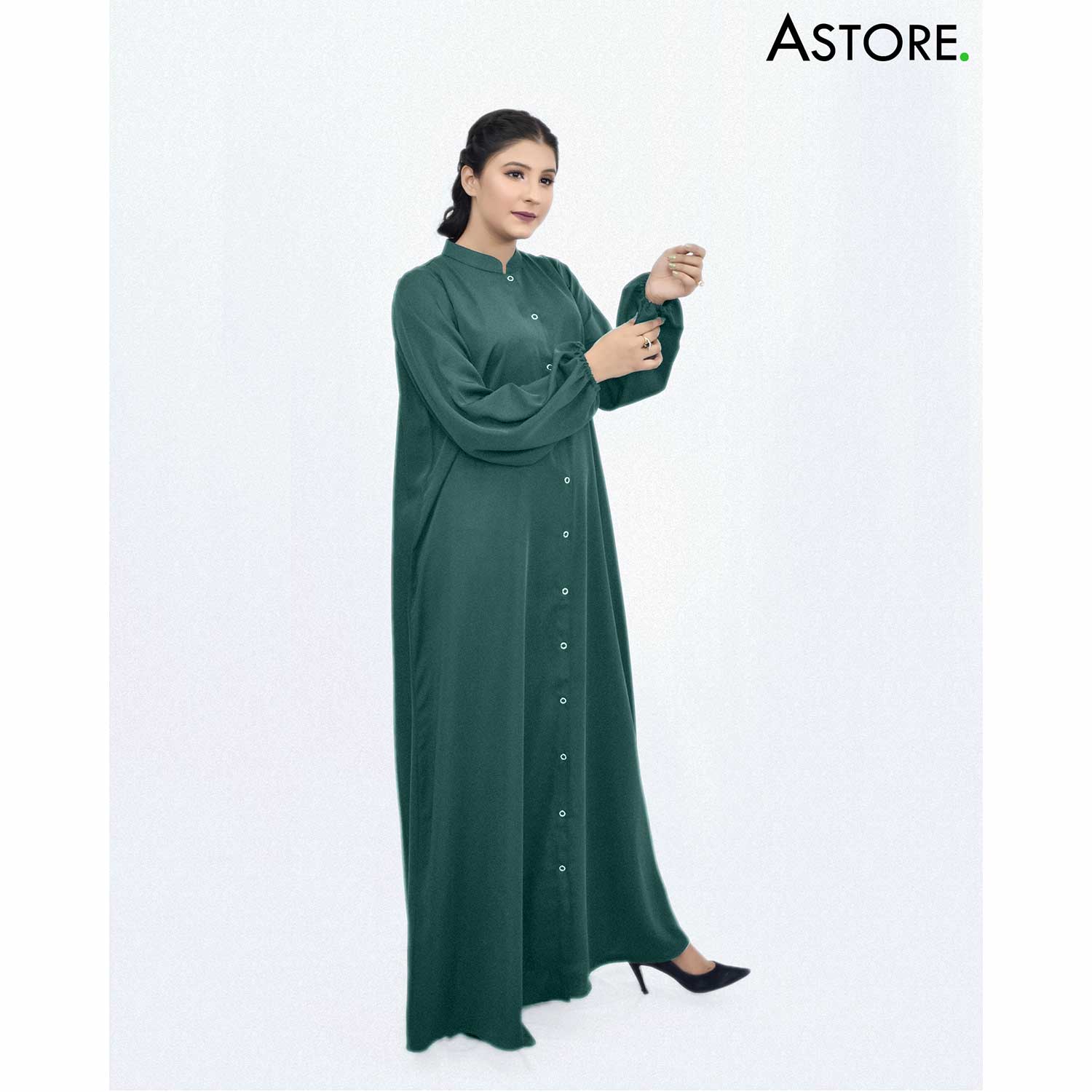 Turkish Style Abaya (Green) online in Pakistan – Astore®